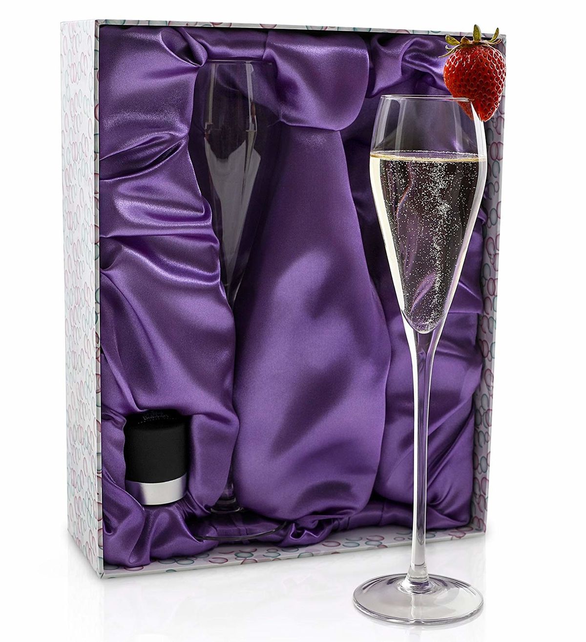 For The Champagne Papi/Mami: Beaudroix Crystal Champagne Flute Set, $19 ...