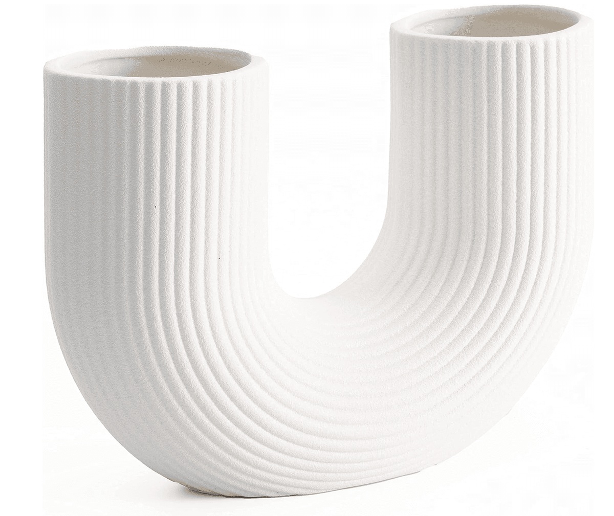 Ceramic Vase U-Shaped Vase - xoNecole