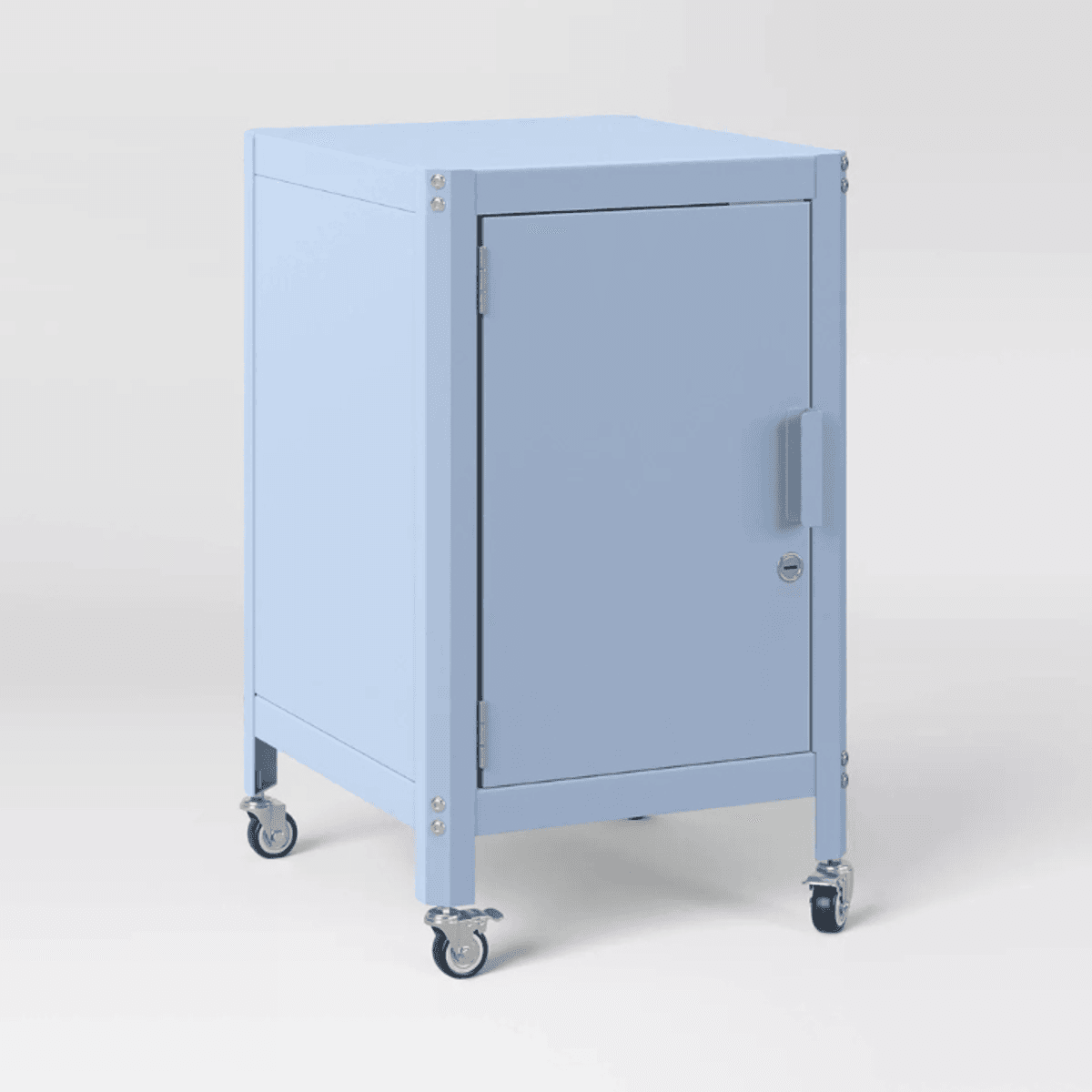 Room Essentials™ Metal Rolling Locker Cabinet Blue - xoNecole